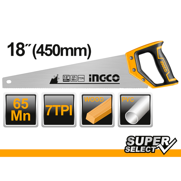 INGCO TESTERA RUČNA 450MM S.S.