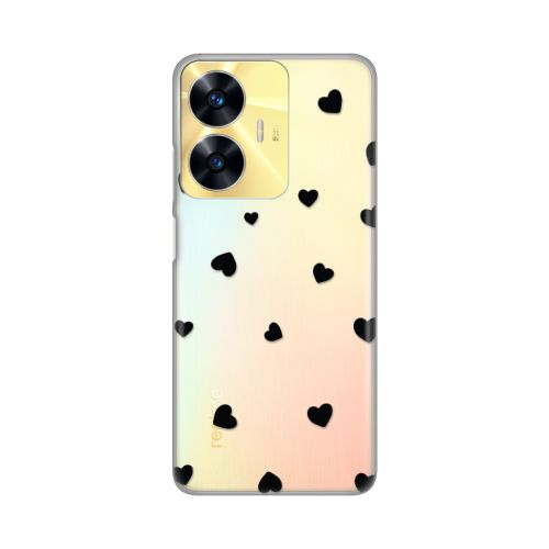 Silikonska futrola - maska print Skin za Realme C55 Hearts