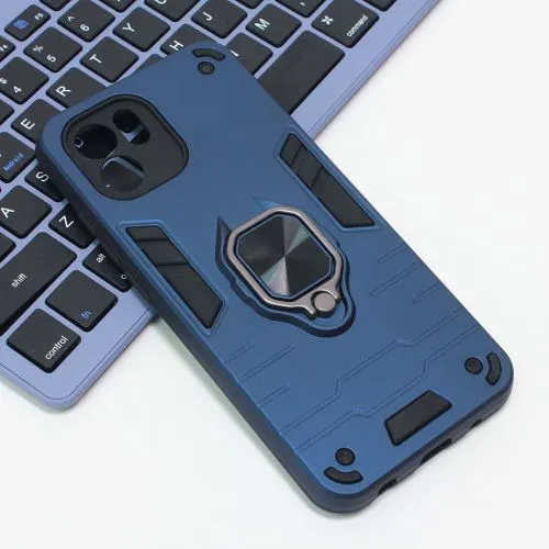 Futrola - maska Cube Ring za Xiaomi Redmi A1/Redmi A2 tamno plava