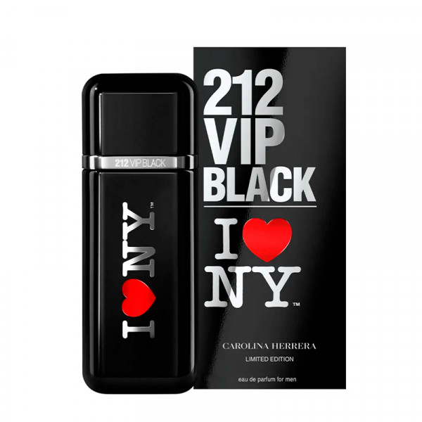 CAROLINA HERRERA 212 VIP Black I Love NY Limited Edition edp