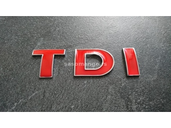 NOVO VW Volkswagen TDI crvena oznaka