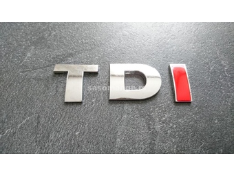 NOVO VW Volkswagen TDI crveno I oznaka