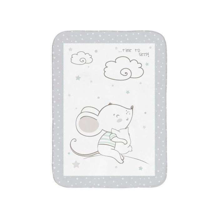 Kikka Boo Super soft bebi ćebence 80×110 Joyful Mice KKB21129