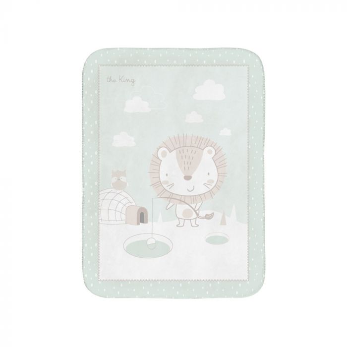 Kikka Boo Super soft bebi ćebence 80×110 Jungle King KKB21125