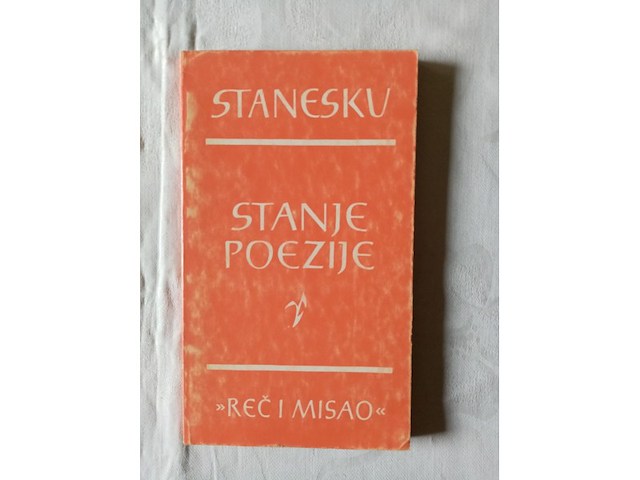 Stanje poezije - Nikita Stanesku