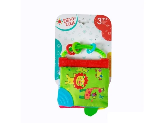 Biba Toys Plišana knjiga Džungla sa glodalicom