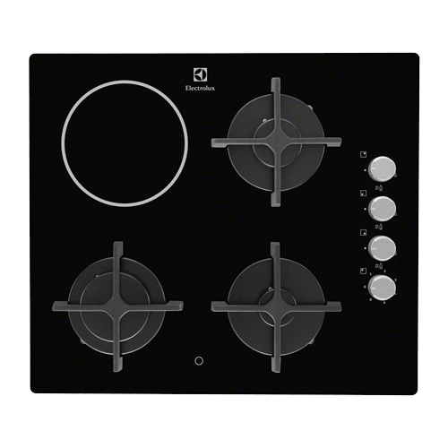 Electrolux EGE6182NOK Ugradna kombinovana plinska/staklokeramička ploča