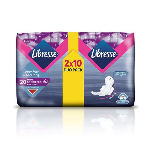 Libresse Maxi Goodnight DUO ciklusni ulošci 20 kom