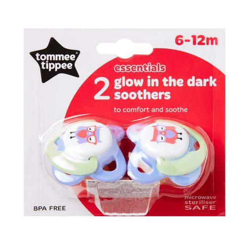 Tommee Tippee varalica Bassic Glow, Sova, 6-12M