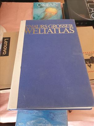 Knaurs Großer Weltatlas Atlas Buch 1980