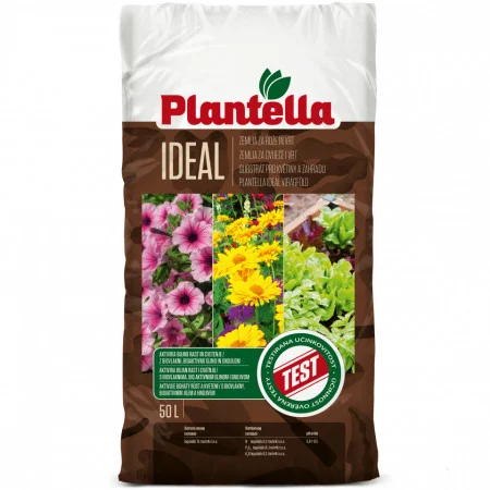 Zemlja - supstrat za cveće 50L Plantella IDEAL