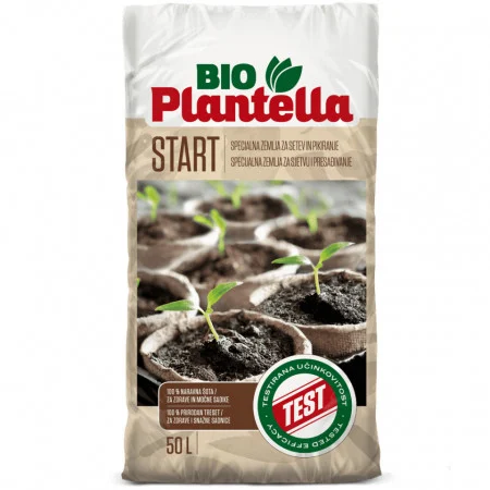 Zemlja - supstrat za sadnice - rasad 50L BIO Plantella START