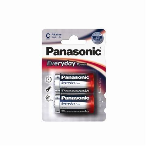 PANASONIC baterije LR14EPS/2BP- 2×C Alkalne Everyday PowerID EK000183940