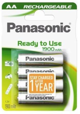 PANASONIC baterije HHR-3MVE/4BC, 1900mAh, punj. Ready to use AAID EK000182572