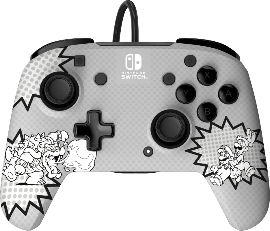 PDP Nintendo Switch Wired Controller Rematch - Comic Mario džojstik