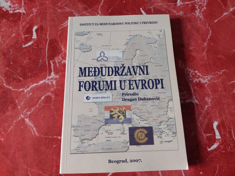 MEĐUDRŽAVNI FORUMI U EVROPI - DRAGAN ĐUKANOVIĆ