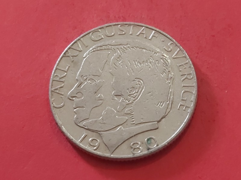 Švedska - 1 kruna 1980 god