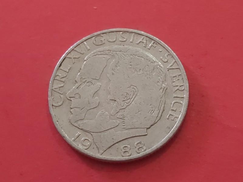 Švedska - 1 kruna 1988 god