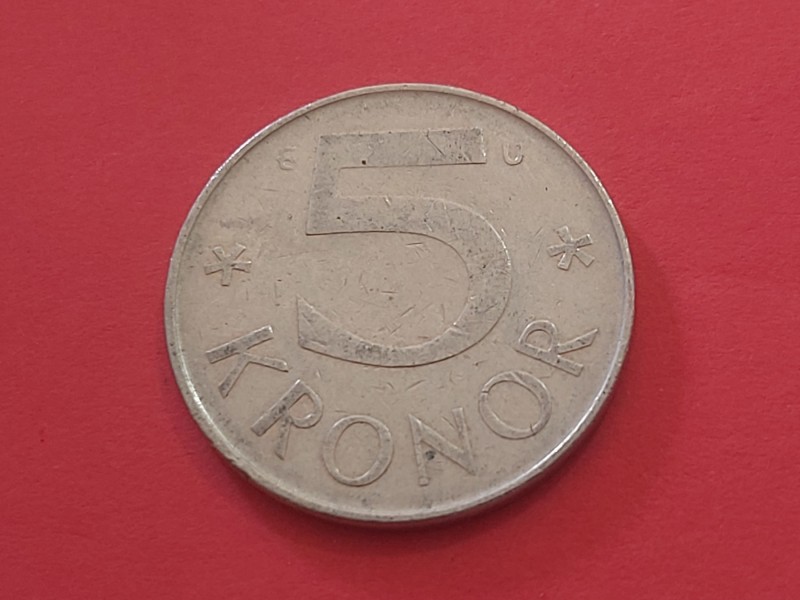 Švedska - 5 kruna 1982 god