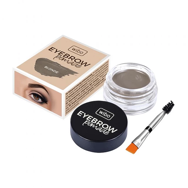 Pomada za obrve WIBO Eyebrow Pomade + četkica za oblikovanje obrva - plava