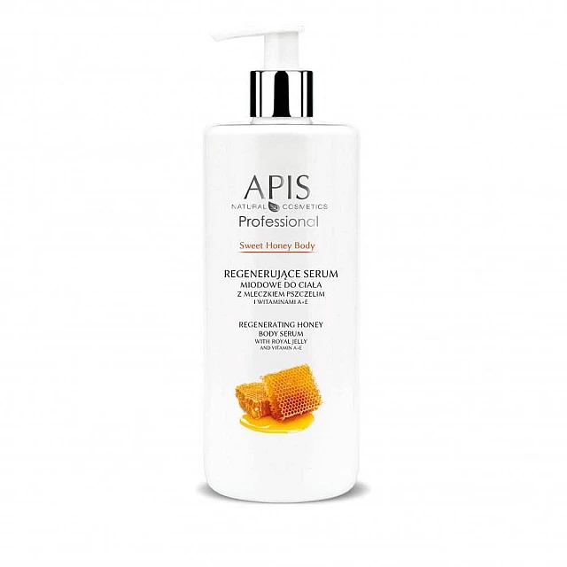 APIS - SWEET HONEY BODY - SERUM ZA REGENERACIJU TELA SA MEDOM, MATIČNIM MLEČOM I VITAMINOM A+E - 500 ML