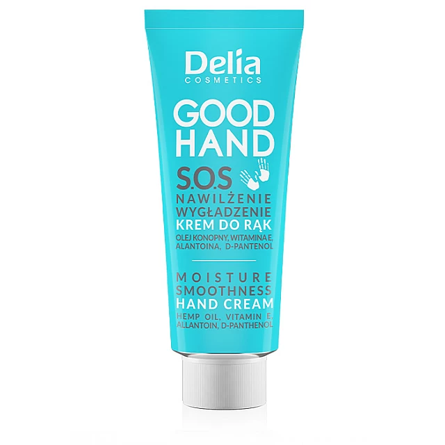 GOOD HAND Krema za ruke sa vitaminom E, pantenolom, uljem konoplje i ekstraktom žalfije za hidrataciju kože 75 ml - DELIA