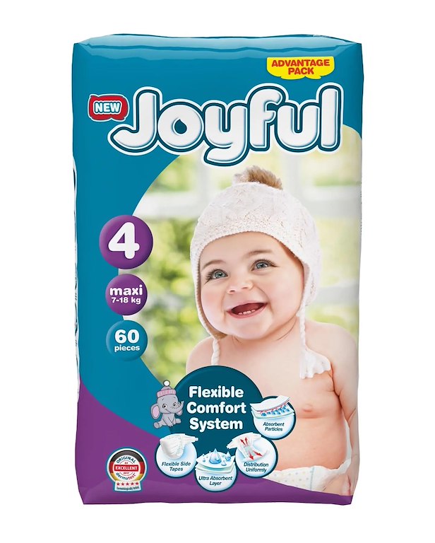 JOYFUL Pelene Adventage pack Maxi 7-18kg 60/1