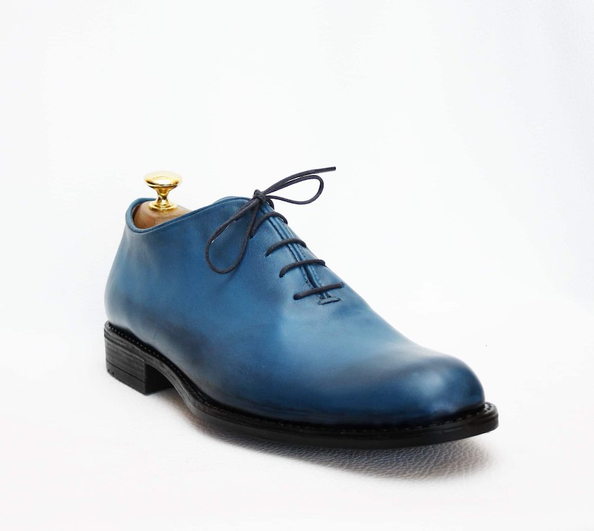 Plitke Oxford cipele K3000/G plave voskirane