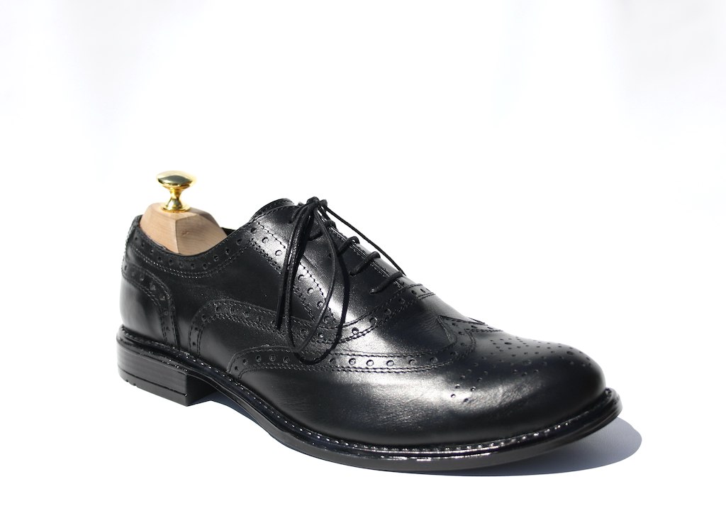 Plitke Oxford cipele K901/G crne