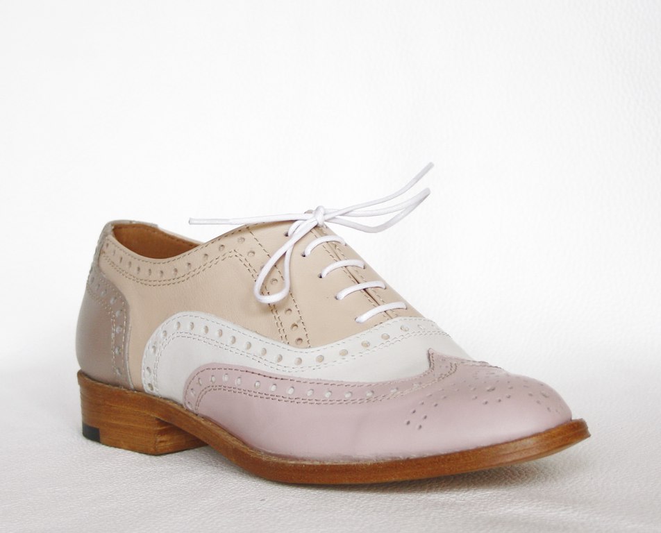 Oxford cipele K901/K roze belo krem