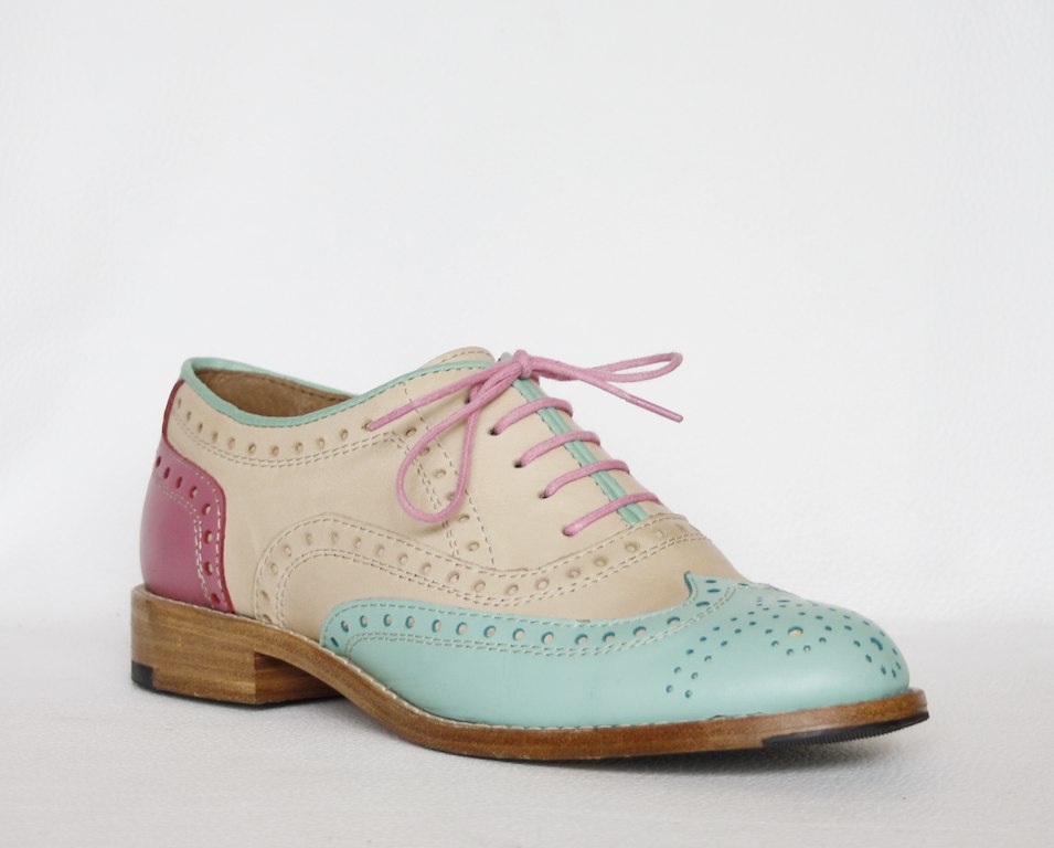 Oxford cipele K901/K mint krem roze