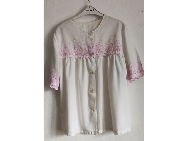 Vintage Vezena  bluza na kopcsnje vel.M/L