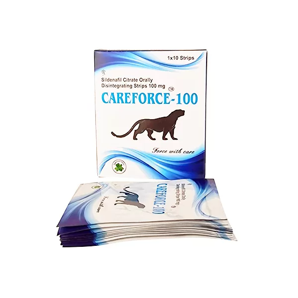 CAREFORCE ORAL STRIPS SILDENAFIL 100MG