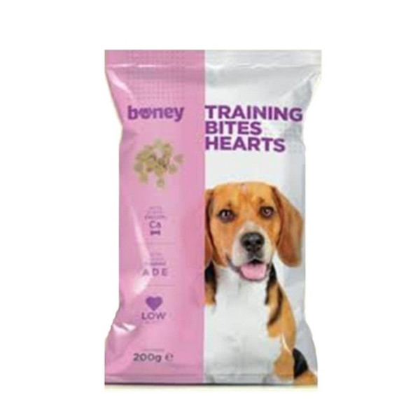 Dorty Poslastica za pse - Boney Training bites hearts 200g