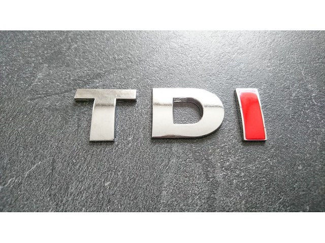 NOVO VW Volkswagen TDI crveno I oznaka