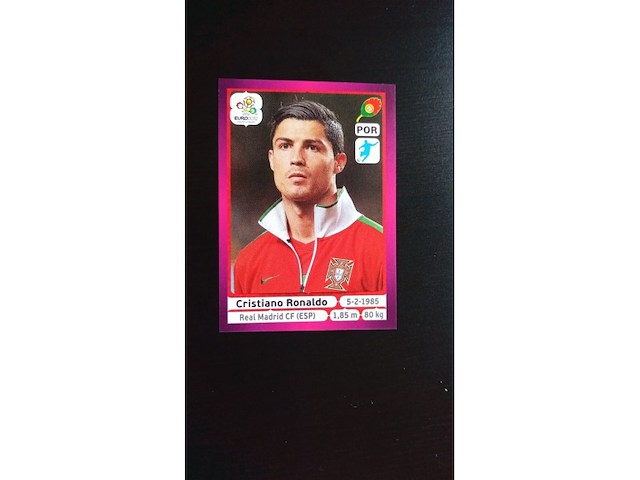 Euro 2012 Panini Nemačko izdanje broj 277 Ronaldo