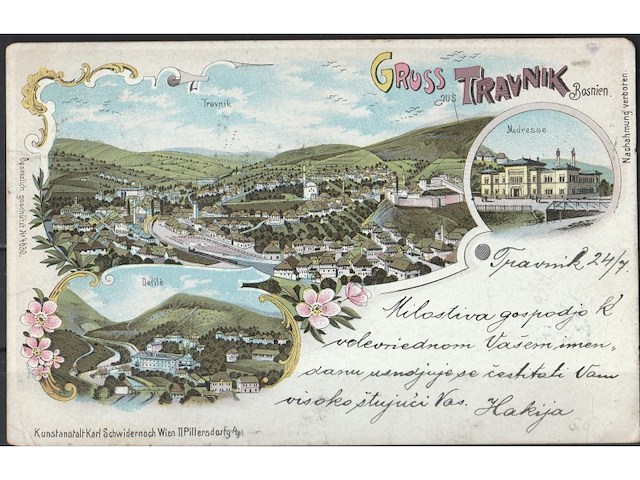 Bosna i Hercegovina - Travnik / lito / 1900