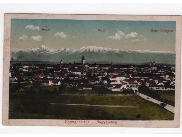 Razglednica Rumunija Sibinj : Nagyszeben : Hermannstadt