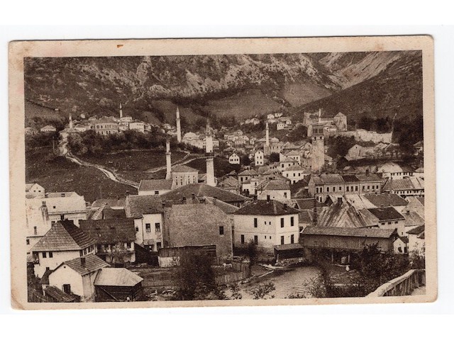 Razglednica BiH Travnik, 1929.