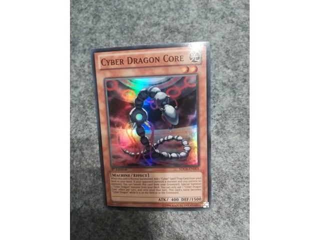 Yu-GI-OH!- Cyber Dragon Core (Super rare)