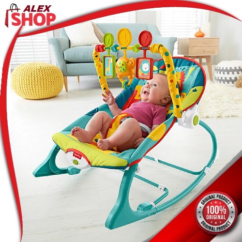 Vebrirajuća njihalica za bebe – 3u1 ležaljka, fotelja i stolica za hranjenje