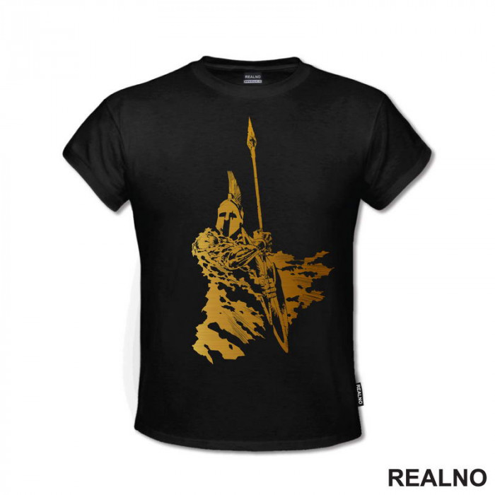 GOLDEN SPARTAN WARRIOR - TRENING - MAJICA