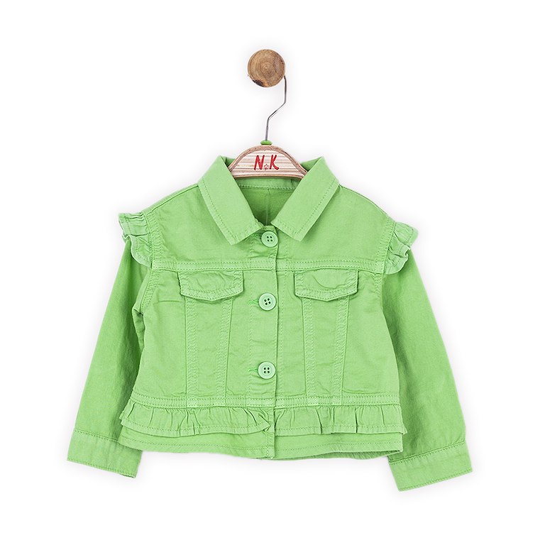 Nk kids jakna za bebe devojčice zelena L2334709