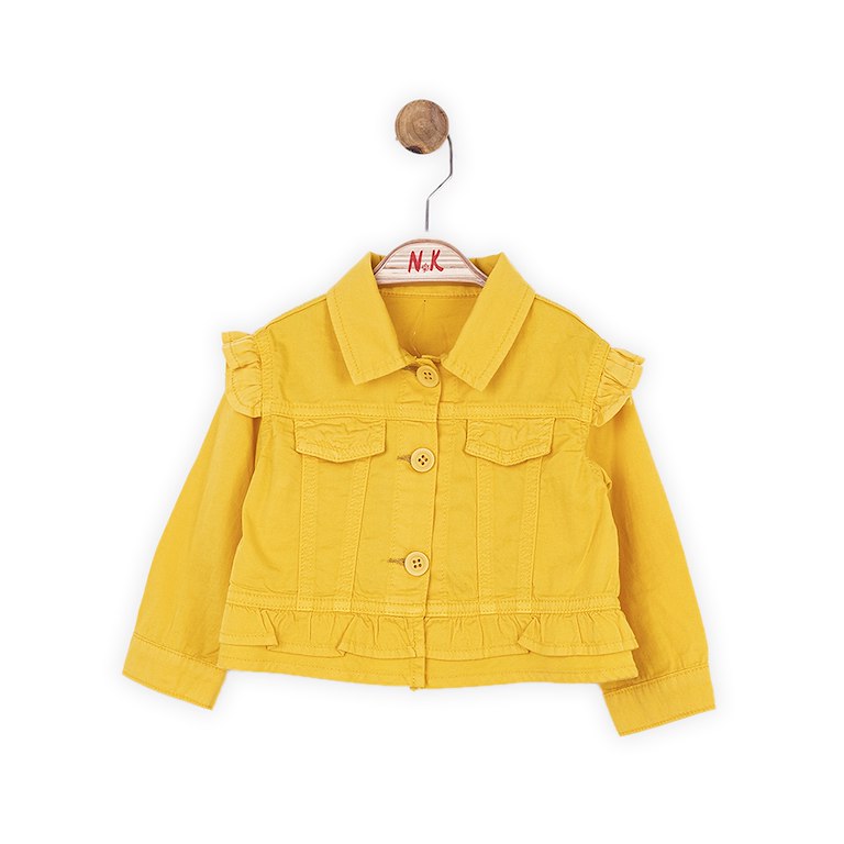 Nk kids jakna za bebe devojčice žuta L2334709