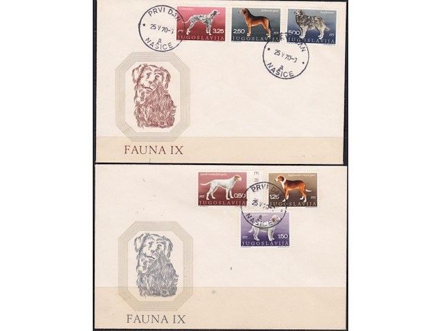 Jugoslavija 1970 Fauna FDC