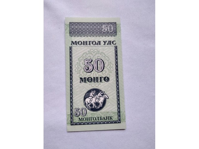 Mongolija 50 mongo,UNC,AA