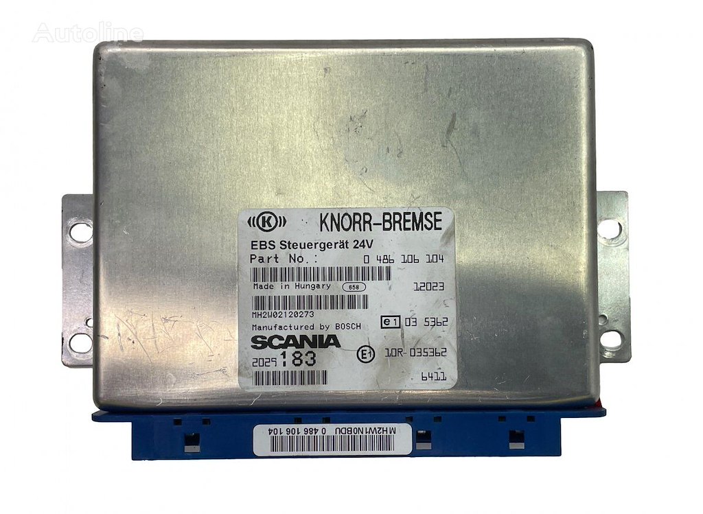 SCANIA, KNORR-BREMSE, BOSCH K-Series (01.12-) 0486106104 upravljačka jedinica za Scania K,N,F-series bus (2006-) autobusa