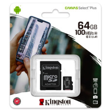 MicroSD kartica Kingston (+ SD adapter) 64GB