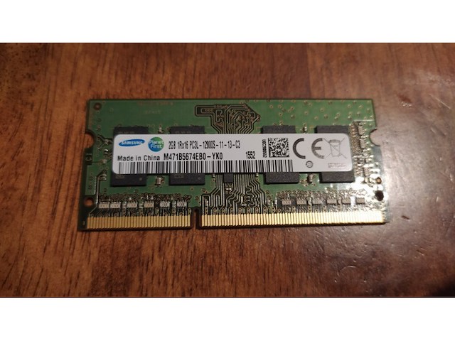 Ram memorija DDR3 Samsung 2GB , 1600Mhz , PC3L