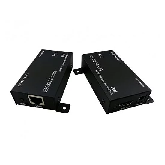 E-GREEN ADAPTER-KONVERTOR HDMI EXTENDER - RJ 45 CAT5E/6, 60M CENA